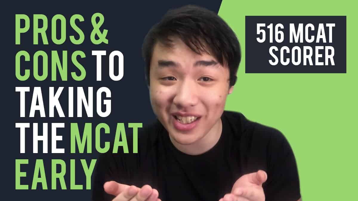 Why I Took My MCAT Earlier Rather Than Later