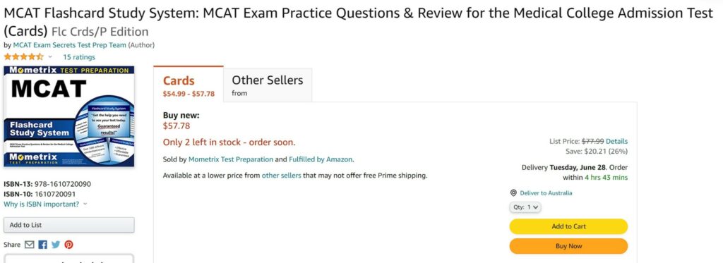 Mometrix MCAT Preparation Books Review – MedLife Mastery