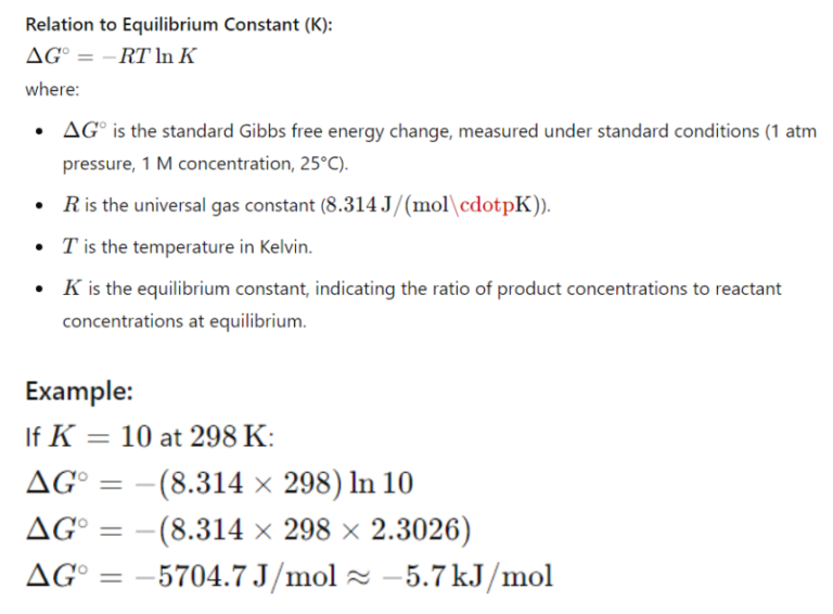 Gibbs Free Energy and Spontaneity of Chemical Reactions - MCAT Content ...