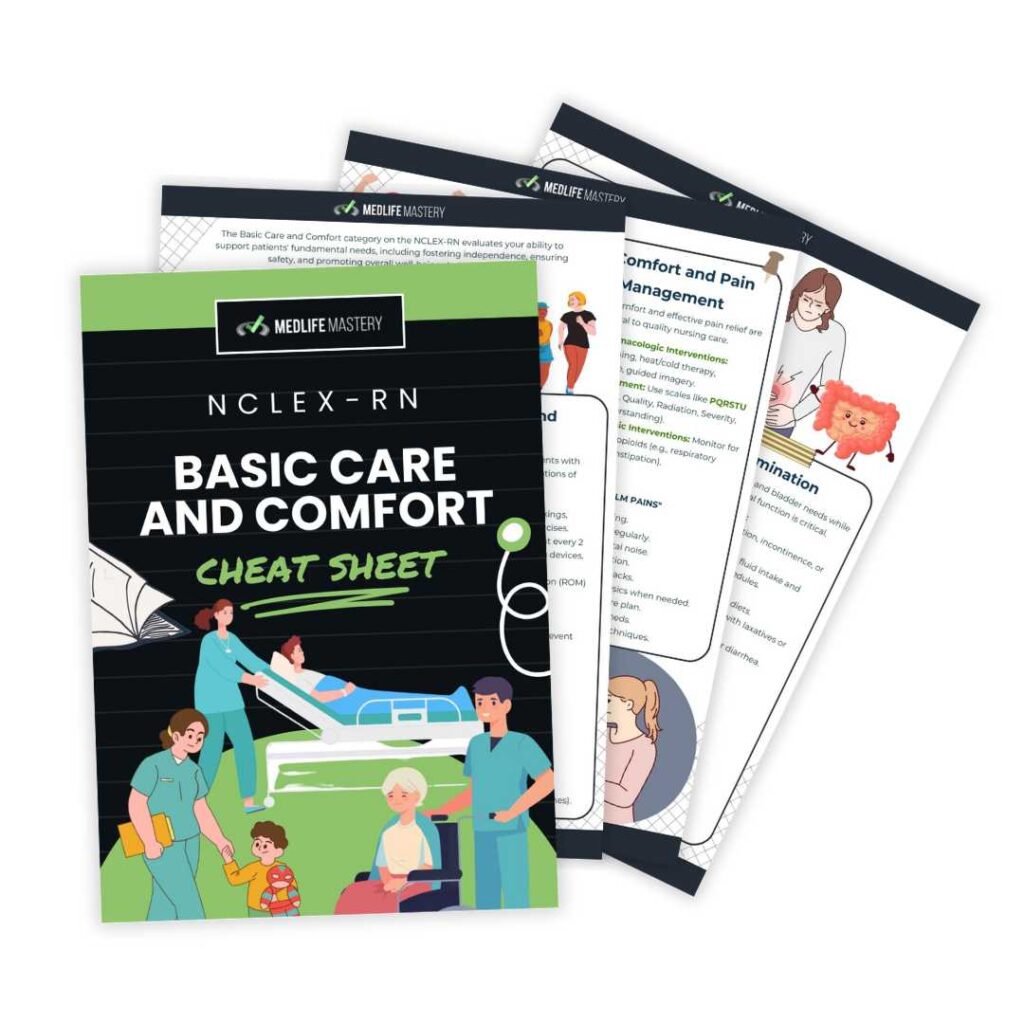 NCLEX Cheat Sheets Library: Free PDF Downloads – MedLife Mastery