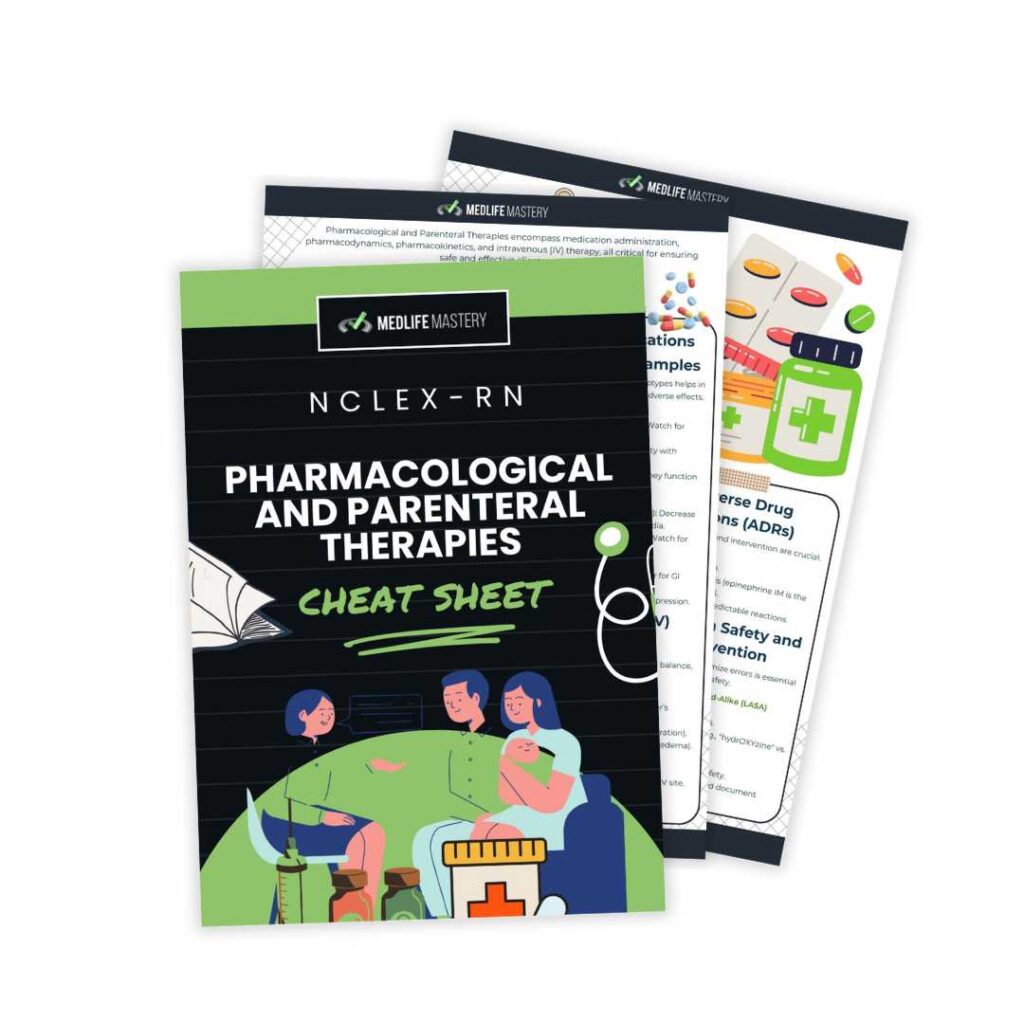 NCLEX Cheat Sheets Library: Free PDF Downloads – MedLife Mastery