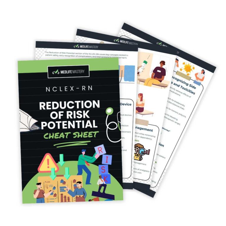 NCLEX Cheat Sheets Library: Free PDF Downloads – MedLife Mastery