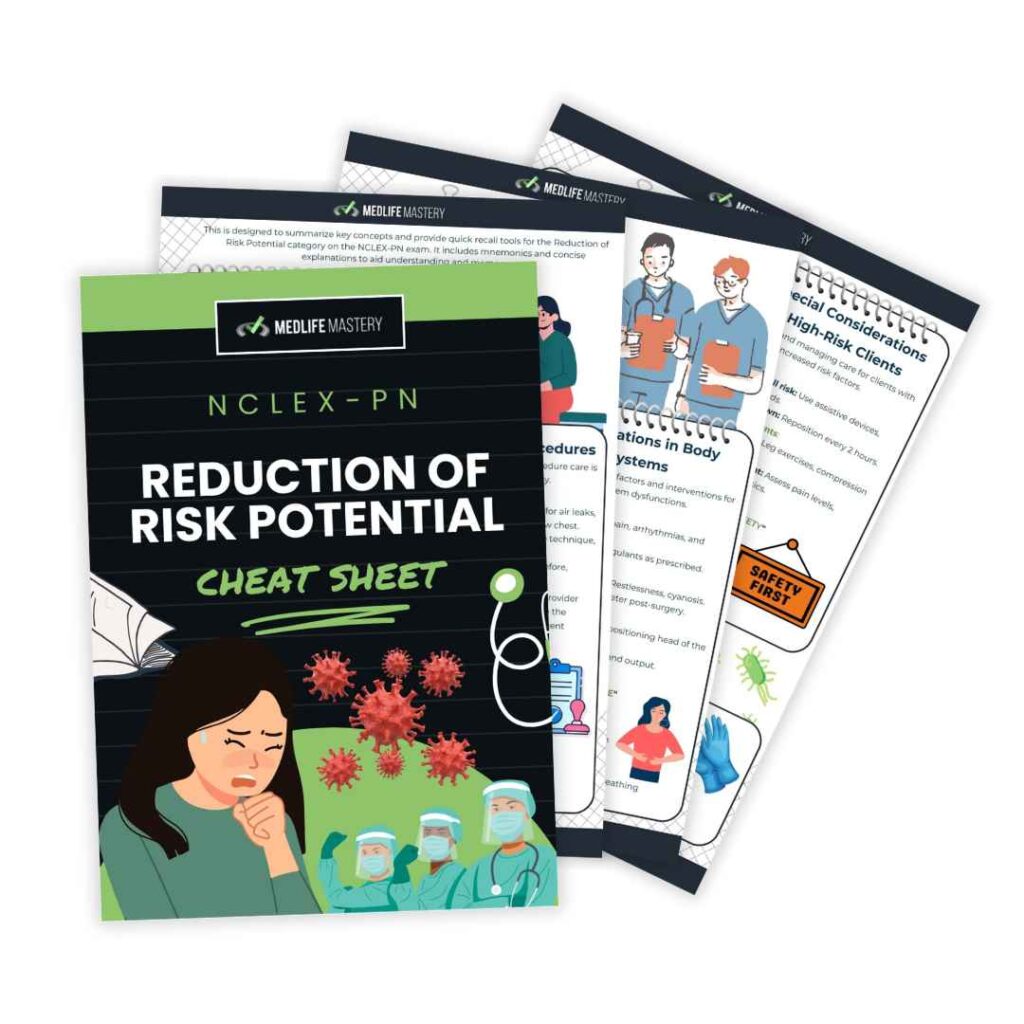 NCLEX Cheat Sheets Library: Free PDF Downloads – MedLife Mastery