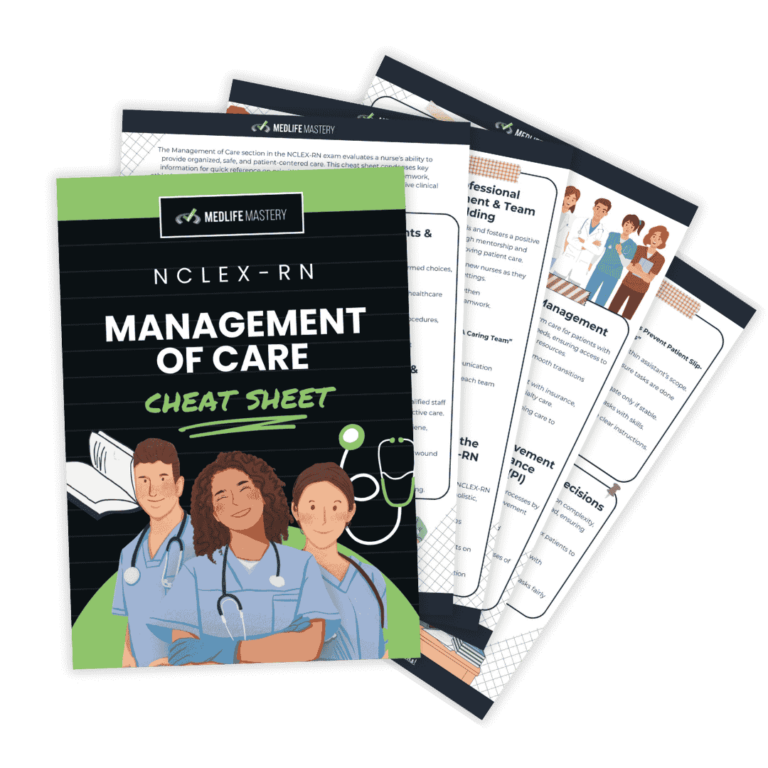 NCLEX Cheat Sheets Library: Free PDF Downloads – MedLife Mastery