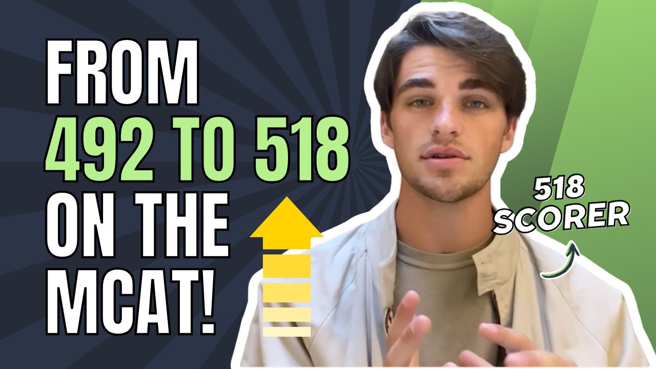 From 492 to 518: This Mindset Shift Boosted My MCAT Score 26 POINTS 📈 ...